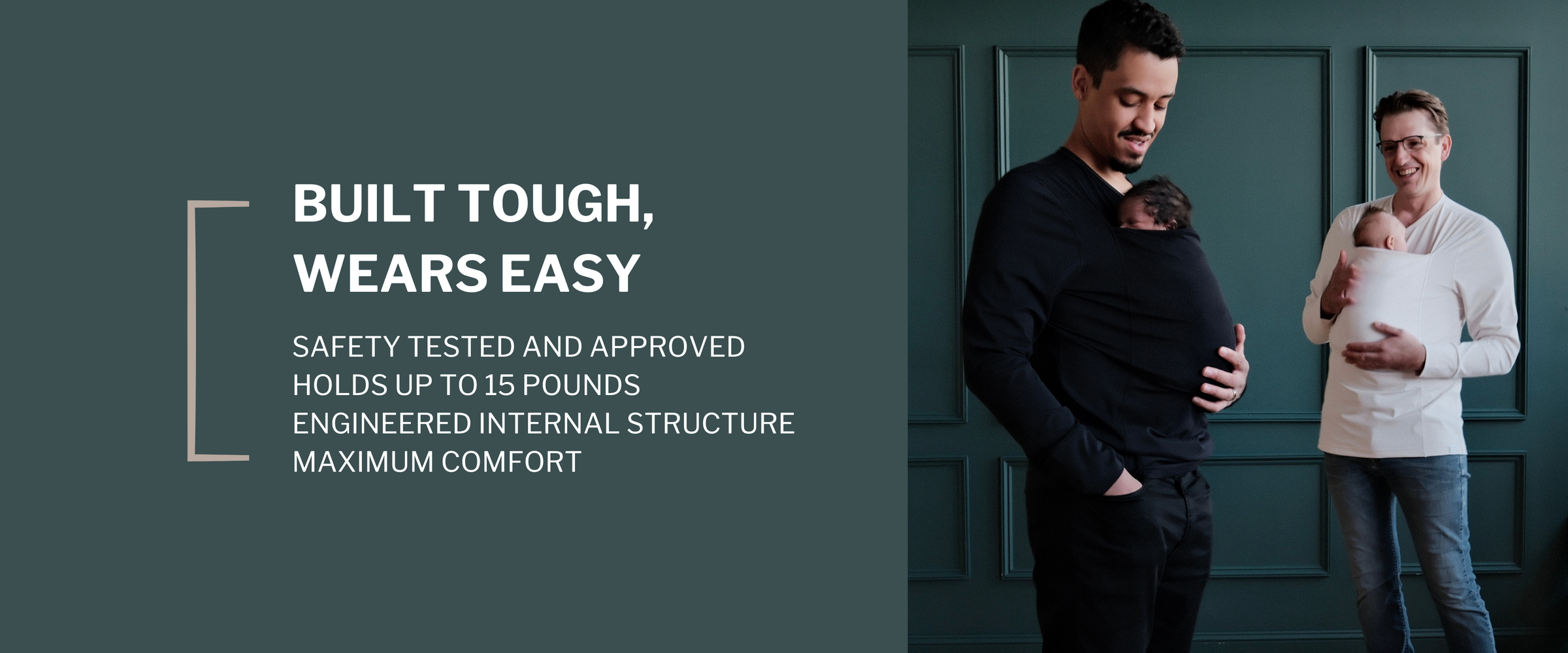 Lalabu Dad Shirt | Original Babywearing T-Shirt with Kangaroo Pouch ...