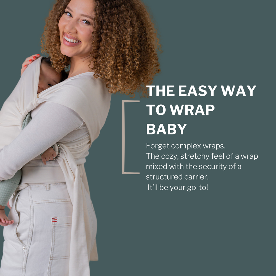 Lalabu Simple Baby Wrap | Forget The Complex Baby Sling Wrap, Grab a Simple No-Tie, Comfortable ...
